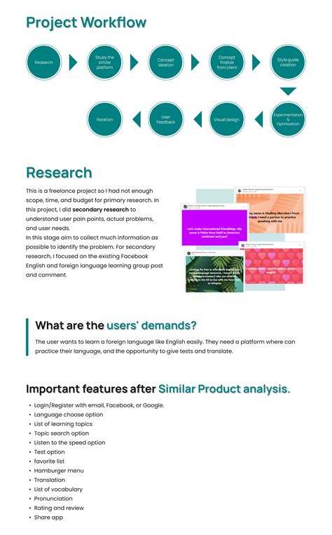 Langaj Language Learning Mobile App UI UX Case Study Behance