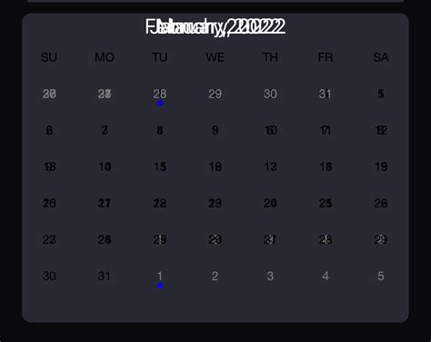 months overlapping each other · issue 1 · computerjazz react native swipe calendar · github