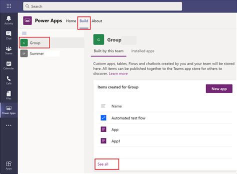 使用 Power Apps 应用在 Microsoft Teams 中创建流 Power Automate Microsoft Learn