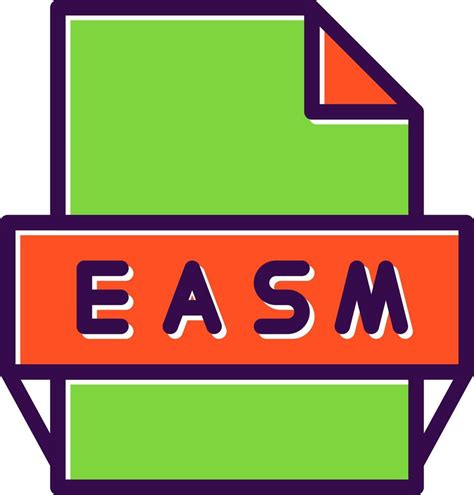 Easm File Format Icon 15830826 Vector Art At Vecteezy
