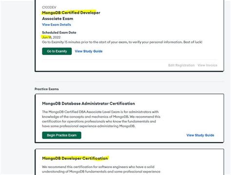 C100dev Mongodb Certified Developer Exam Queries Certification Exam Mongodb Developer