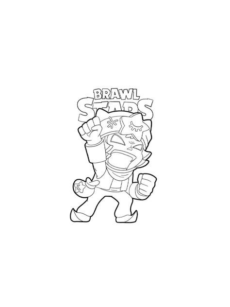 Sandy Brawl Stars Coloring Pages