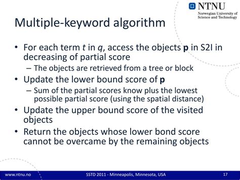 Ppt Efficient Processing Of Top K Spatial Keyword Queries Powerpoint Presentation Id408631