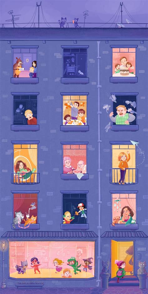 Иллюстрация Дом Виммельбух в стиле персонажи | Illustrators.ru