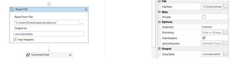 File Readcsv Activity Issue In Uipath Stack Overflow