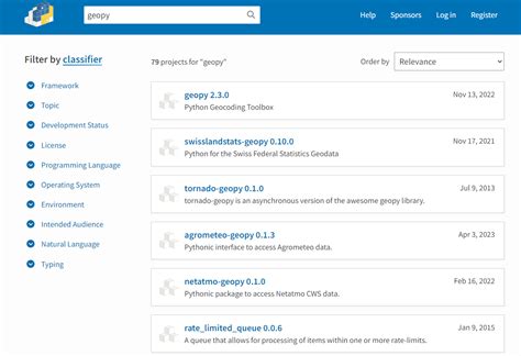 Python 파이썬 패키지 검색할 수 있는 곳 pypi