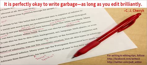 Its Okay To Write Garbage Write Life