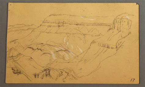 Sketches El Yemen Valley Arabia By Frederic Edwin Church