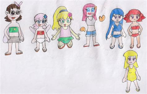 Kirby Girls In Swimsuits By Kirbystar58 On Deviantart