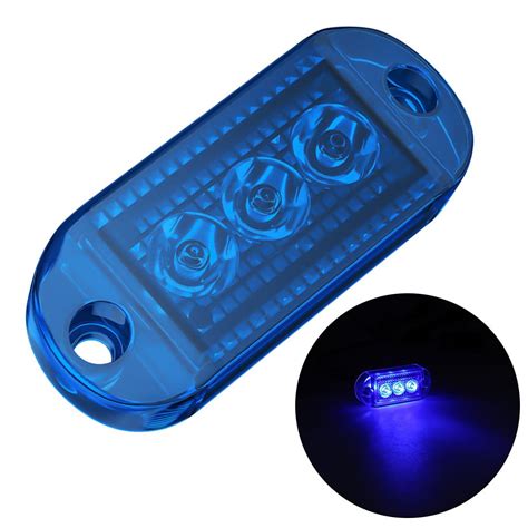 Led Clearance Light Side Marker Truck Trailer Lorry Lamp Red White V V Blue Walmart Com