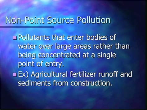 PPT General Types Of Water Pollution PowerPoint Presentation Free Download ID