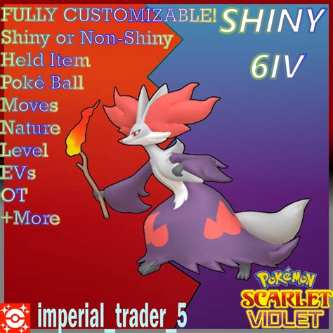 Pokemon Delphox Shiny