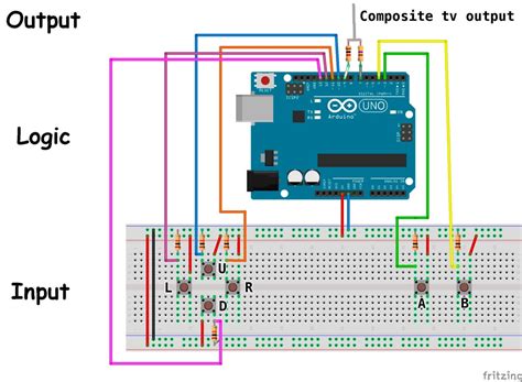 Setup And Schematics For My Arduino Game System 10 Rarduino