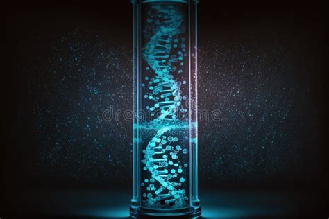 Dna Sequencing Background Generative Ai Stock Image Image Of