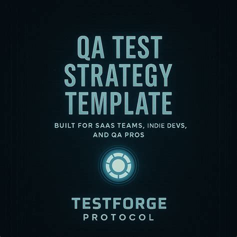 Qa Test Strategy Template