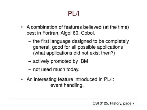 Ppt A Brief History Of Programming Languages Powerpoint Presentation Id 189020