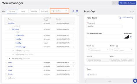 Using Search And Filtering To Find Menu Entities Platform Guide