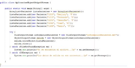 programacion orientada a objetos flujos de entrada y salida en java