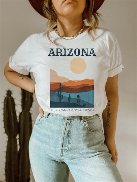 Arizona T Shirt Arizona Tee Arizona Ts Desert Graphic Etsy