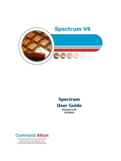 Spectrumv624 Userguide Pdf Databases Menu Computing