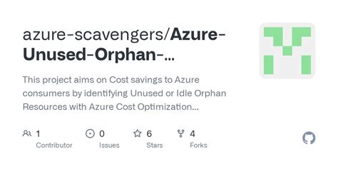 Github Azure Scavengersazure Unused Orphan Costoptimization This