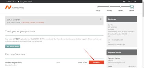 Register Domain And Set Up Dns On Namesilo Namecheap Godaddy