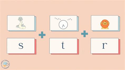 Cue Cards Consonant Cluster Letter Animation Speech Therapy Talk Membership