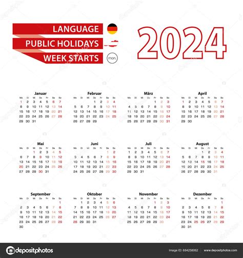 Kalender 2024 Deutschland Sprache Mit Feiertagen Das Land Österreich