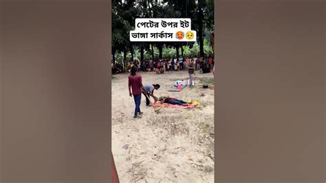 পেটের উপর ইট ভাঙ্গা সার্কাস 🥵🥺। Youtube