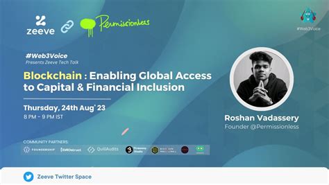 Karthik Ms ️ On Linkedin Xspace Zeeve Bepermissionless Blockchain