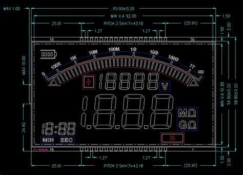 Customizable Segment LCD Display VA Liquid Crystal