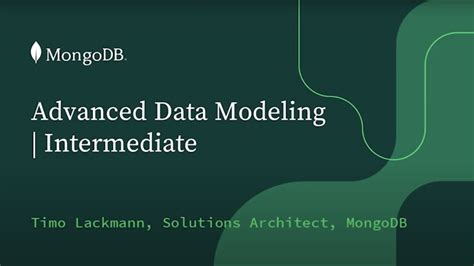 Advanced Data Modeling Youtube