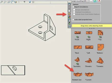 Solidworks Quick Tip Odd Angle View Creation Goengineer