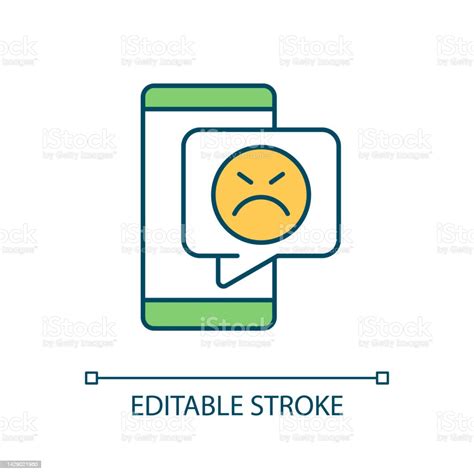 레스토랑 소셜 미디어 페이지 Rgb 색상 아이콘에 대한 부정적인 피드백 개념에 대한 스톡 벡터 아트 및 기타 이미지 개념 검사 보기 고객 Istock