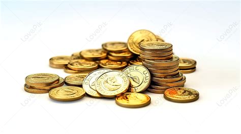 놀라운 3d 그림 깨끗한 흰색 배경에 반짝이는 금화 반짝이는 배경 금 배경 달러 동전 배경 이미지 Hd 반짝이는 금 달러 동전 배경 사진 무료 다운로드