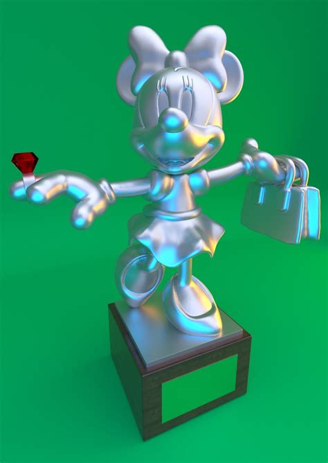 Obj File Minnie Mouse Luxury 🐁 ・3d Printable Model To Download・cults