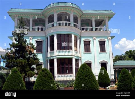 Tajikistan Dushanbe Capital City Colonial Style Mansion Belonging To