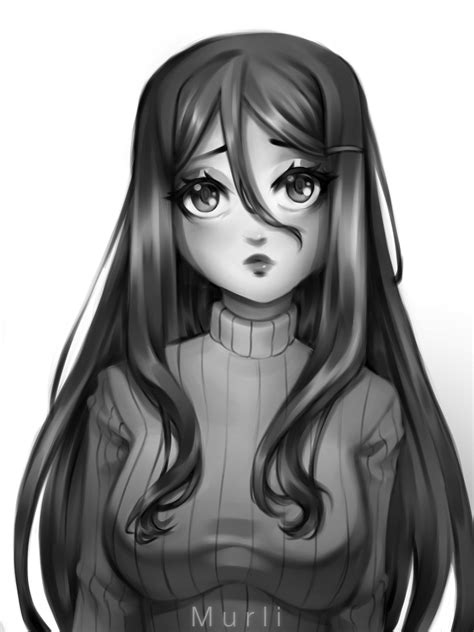 Yuri Doki Doki Literature Club Doki Doki Literature Club Art Vn