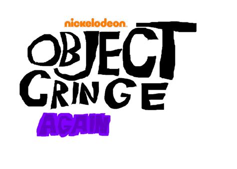Nickelodeon Object Cringe Again By T3yrtre On Deviantart