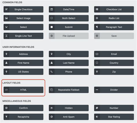 5 Ways To Use An Html Field In Your Wordpress Form Ninja Forms