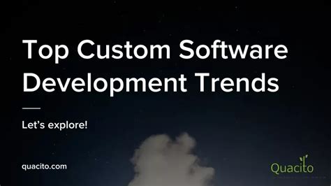 PPT Top Custom Software Development Trends PowerPoint Presentation Free Download ID 12200806