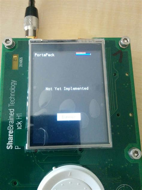 HackRF Meets PortaPack H1 Insinuator Net