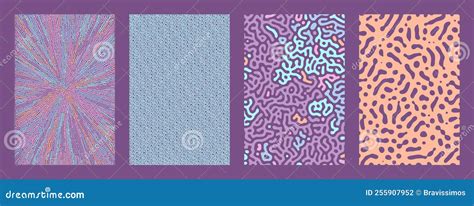 Vector Abstract Background Bio Diffusion Shape Coral Stock Vector