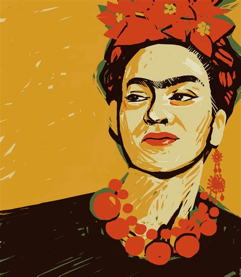 Иллюстрация Фрида в стиле 2d