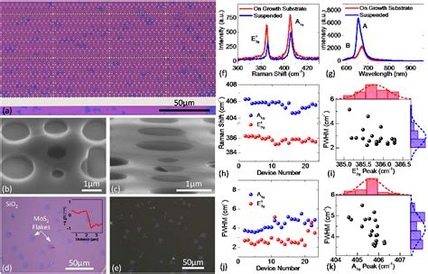 Figure From Large Scale Arrays Of Single And Few Layer Mos