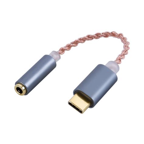 Hifi Dac Усилитель для наушников Usb Type C до 3 5 мм Аудиоадаптер для наушников 32bit 384khz