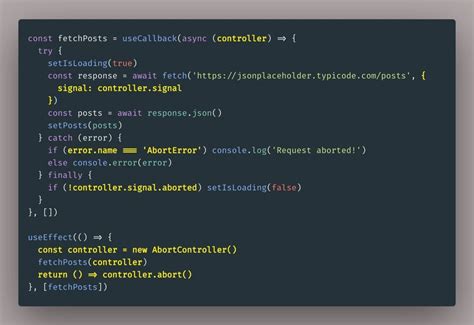 🍦 Cancel Properly Requests In React Hooks And Avoid Memory Leaks 🚨 Dev Community