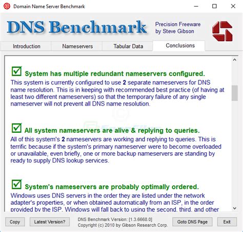DNS Benchmark Screenshot And Download At SnapFiles Com