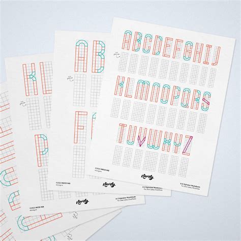 Nico Ngs Free Grid Ruler And Alphabet Layout Worksheets The Worksheets Library