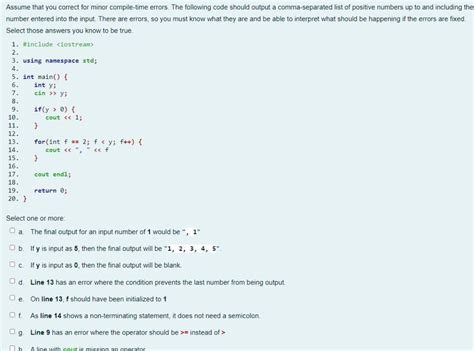 Solved Include Using Namespace Std Int Main